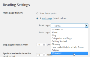 Create a Static Front Page in WordPress — A Visual Guide – Up Past Midnight